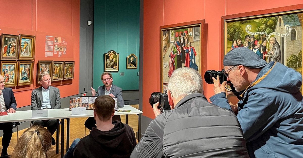 Pressekonferenz zum Erwerb von 3 Tafeln des Cyriacus-Altars – Aktuelles ...